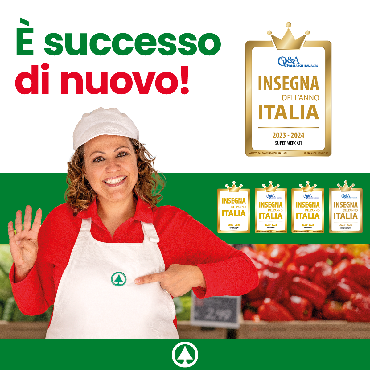Despar è Insegna dell’Anno 2023-2024 nella categoria Supermercati per ...